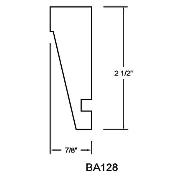Cache Néon 2 1/2" | Boiseries Algonquin